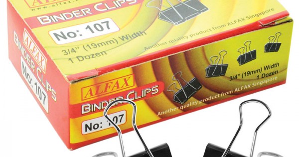 ALFAX 107 Binder Clip 19mm