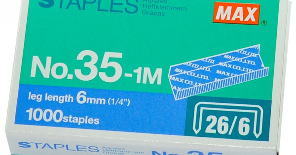 MAX Staples No:35-1M (26/6)